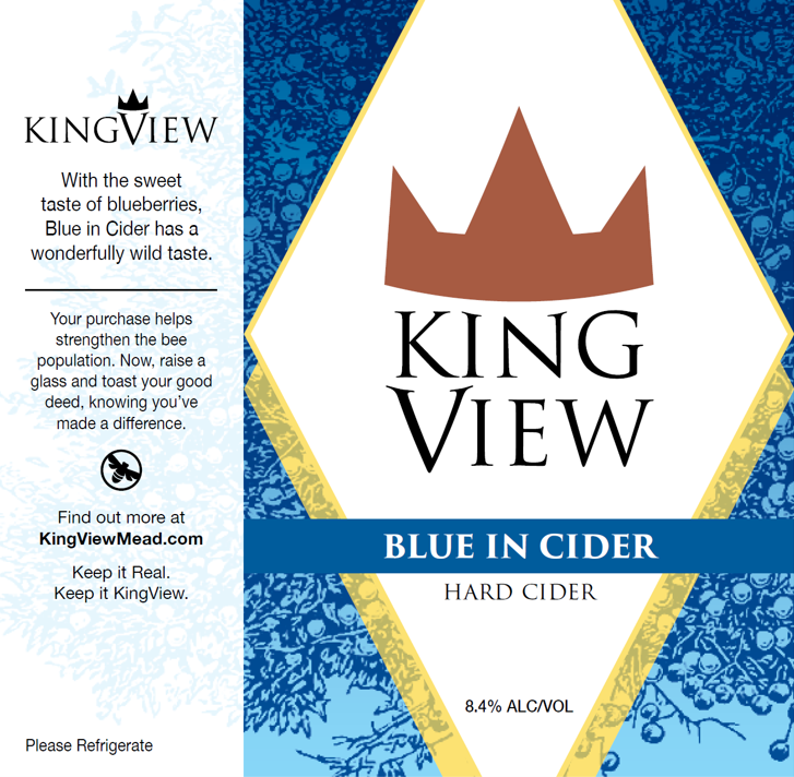 Cider - Blue in Cider | KingView Mead, Cider, Wine